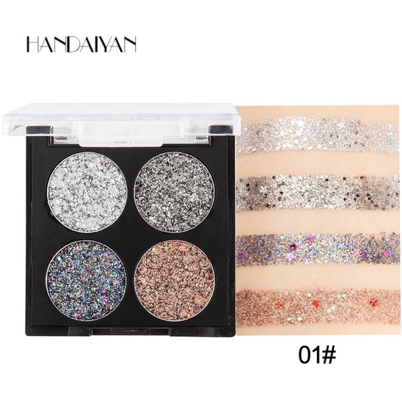 HANDAIYAN | Makeup | Handaiyan 4 Colors Mix Glitter Eyeshadows | Poshmark